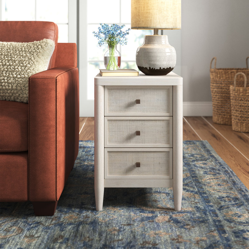 Birch Lane™ Shannen 3 - Drawer End Table | Wayfair